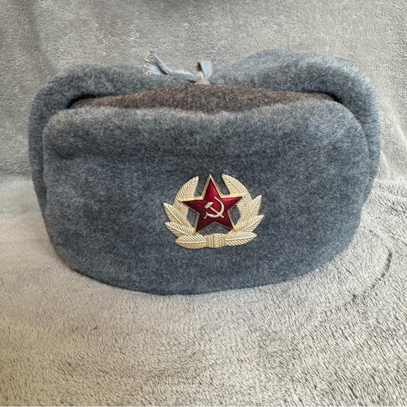 Accessories | Vintage Soviet Red Star Ushanka Winter Hat | Poshmark